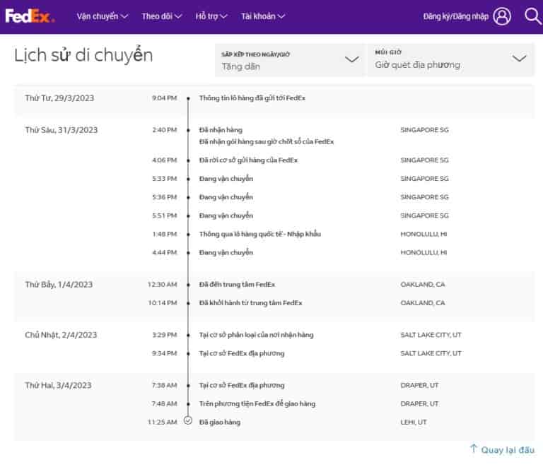 Kiểm Tra Tracking, Theo Dõi Với DHL, UPS, FedEx